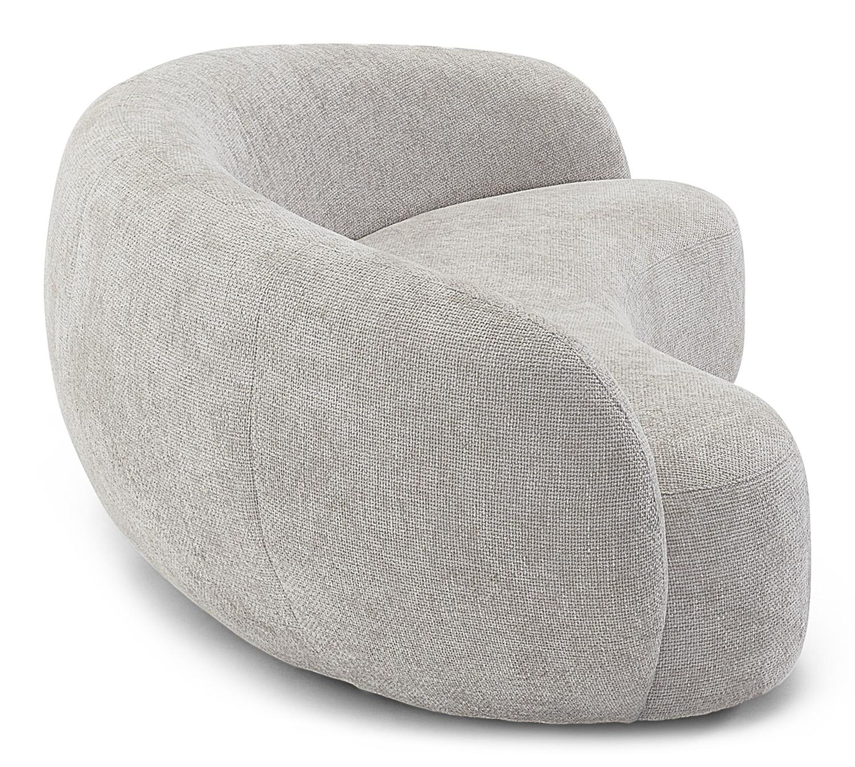 Ponte modulaire zetel - 3-zit in Alti stof Almond